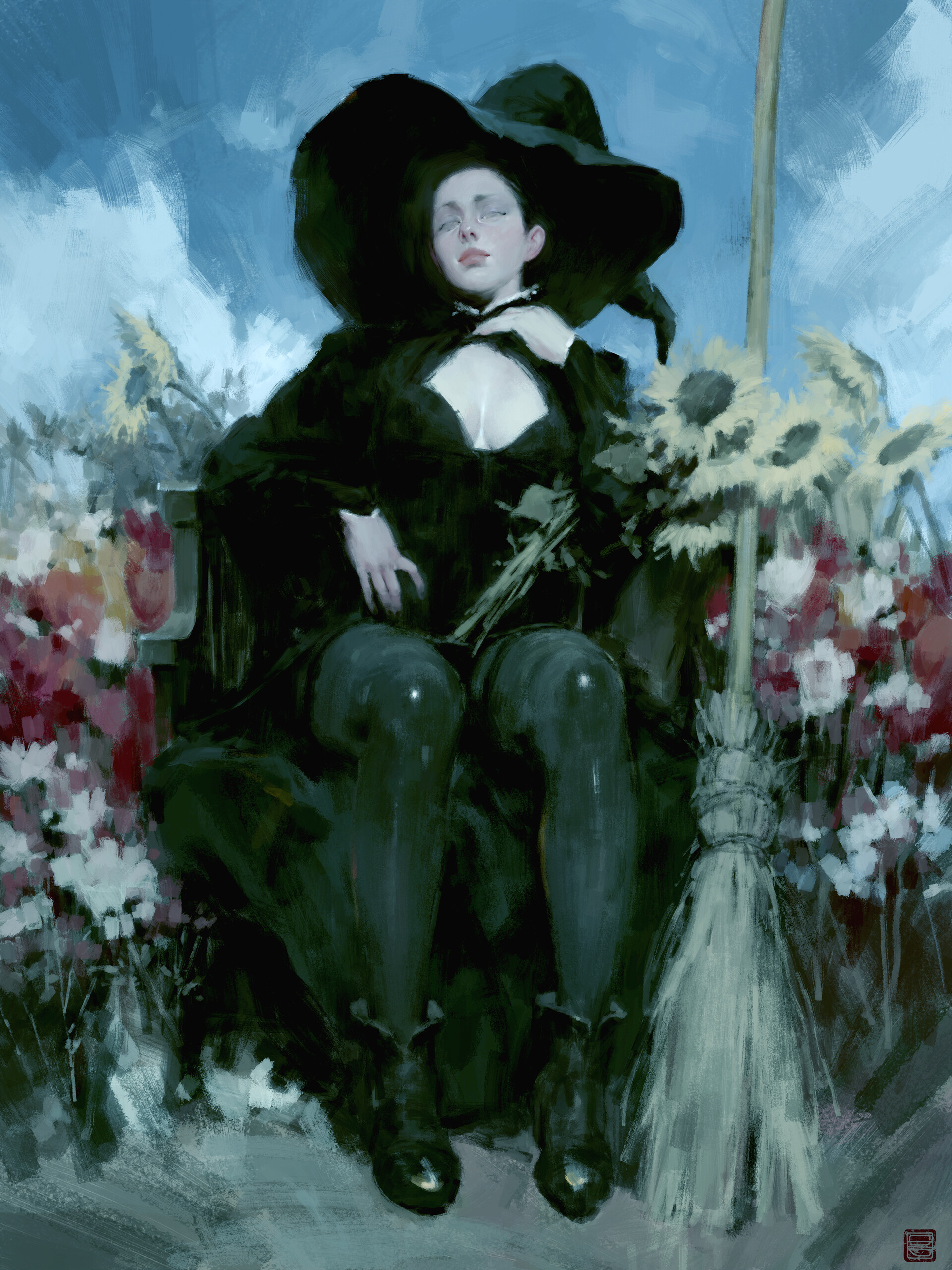 ArtStation - Sunflower Witch