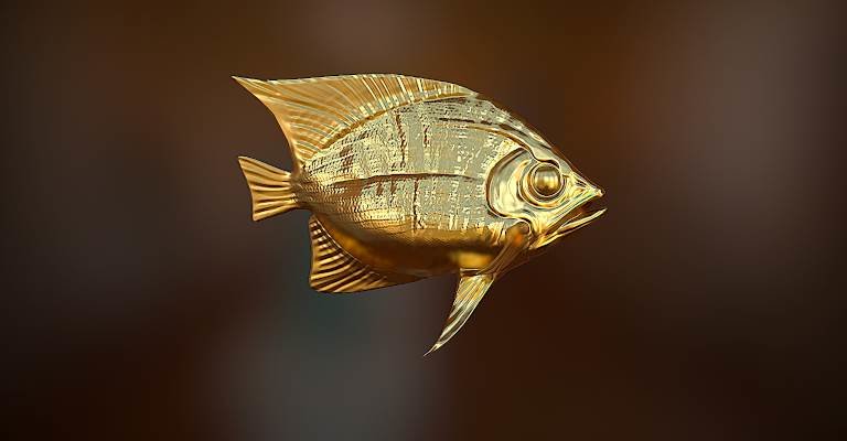 ArtStation - Golden Fish