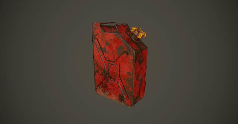 ArtStation - Low-Poly Gas Can Prop