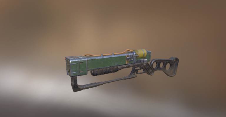 ArtStation - Fallout Laser Rifle