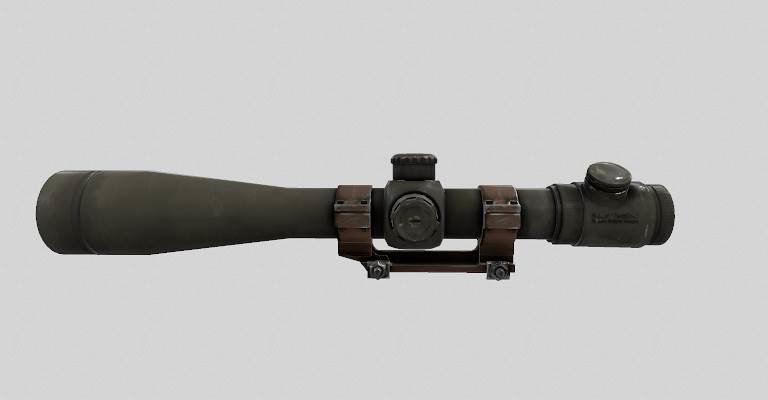 ArtStation - M110 Sniper Scope