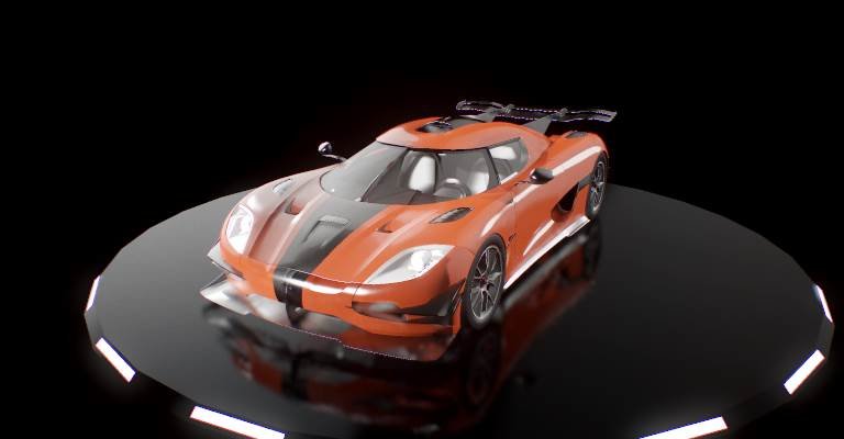 ArtStation - Koenigsegg One - Mobile game model