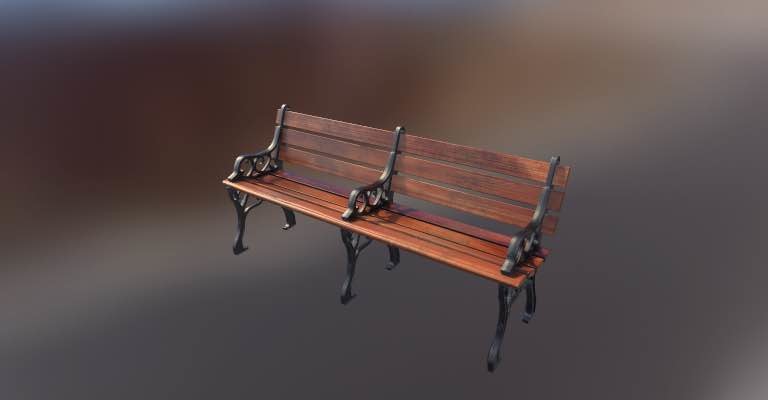 ArtStation - Bench Model