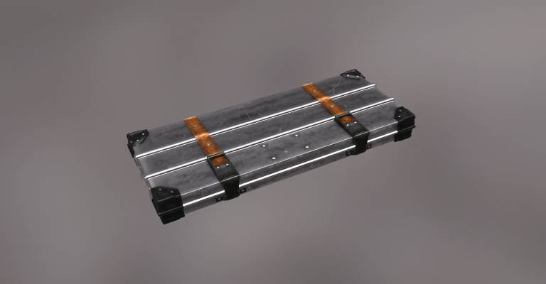 ArtStation - 2D Game Art Metal Crate - Kieran Williamson