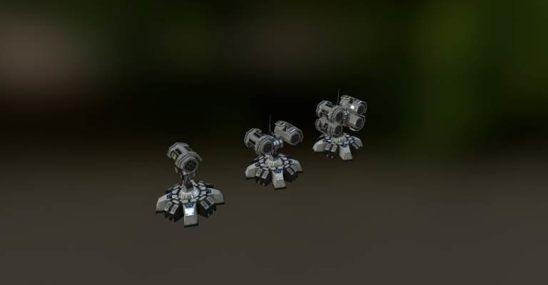 ArtStation - Rocket Turret