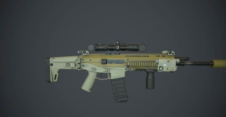 ArtStation - Bushmaster Remington ACR + Attachments