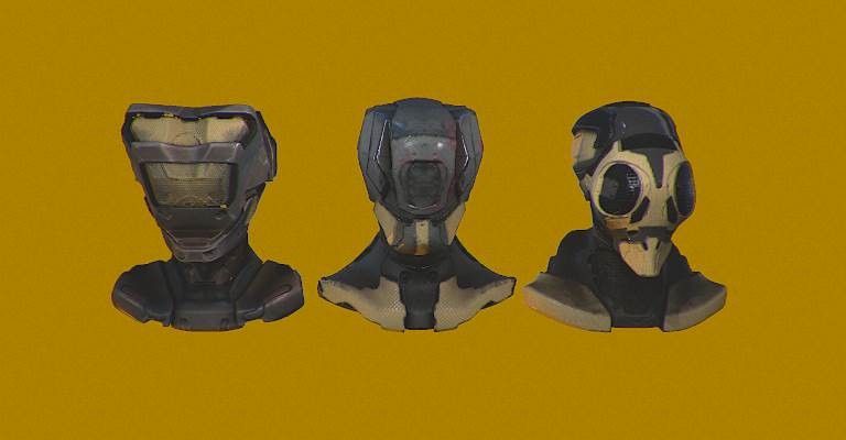 ArtStation - Garbage Heads - From one of my Lessons.