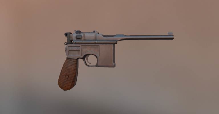 ArtStation - Mauser C96 Pistol