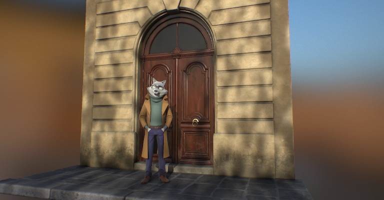 ArtStation - Wolf of the Paris Streets