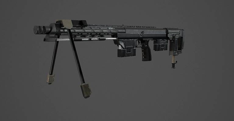 ArtStation - DSR-1 Rifle