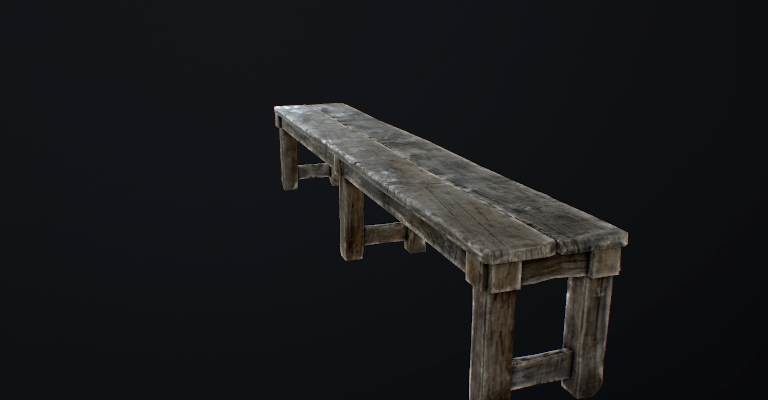 ArtStation - Crooked Bench