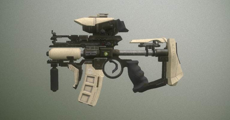 ArtStation - Desert Assault Rifle