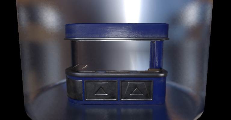 ArtStation - Low Poly Ticket Office