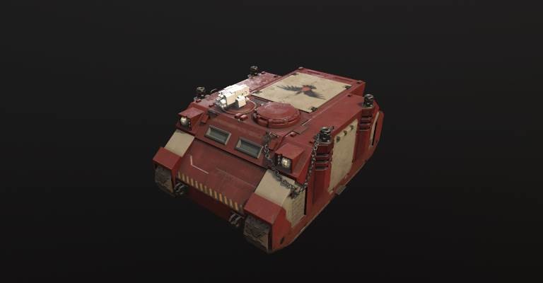 ArtStation - Warhammer 40k Rhino WIP