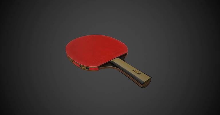 ArtStation - Table tennis bat.