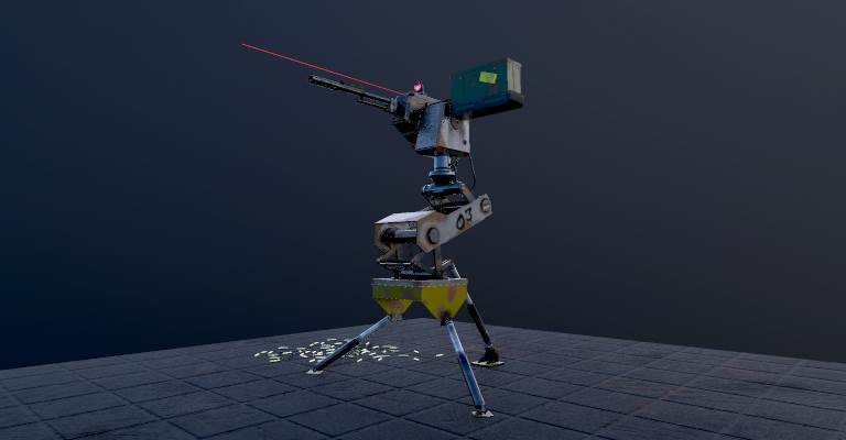 ArtStation - Low Tech Turret