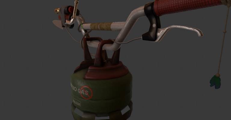 ArtStation - 3D Apocalyptic Weapon