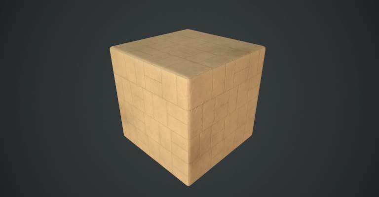 ArtStation - Worn Desert Brick