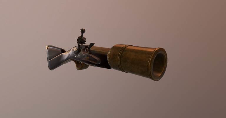 ArtStation - Flintlock Grenade Launcher