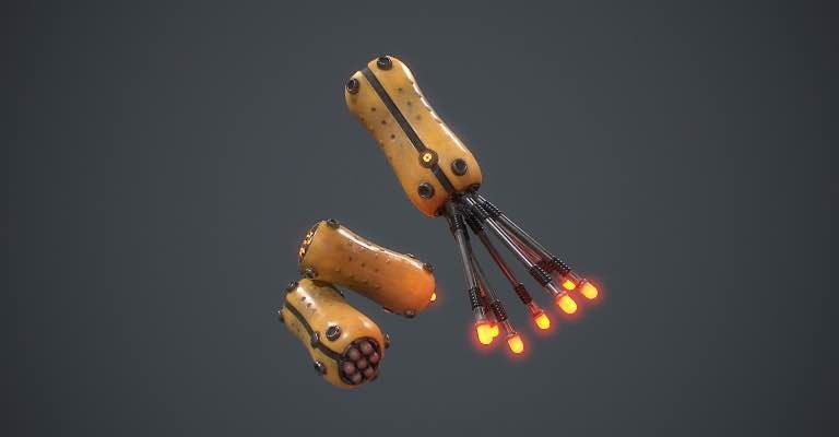 ArtStation - Destiny Fallen Cluster Grenade