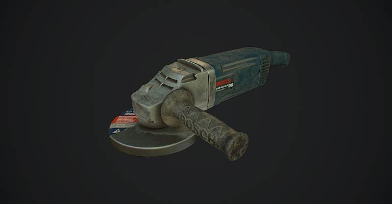 ArtStation - Angle grinder