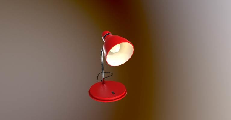 ArtStation - Low Poly Desk Lamp