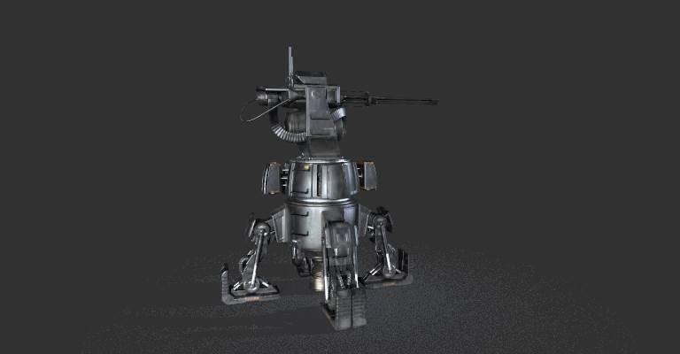 ArtStation - Automatic Turret