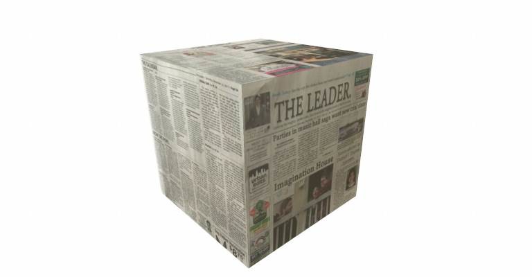 ArtStation - Newspaper Cube
