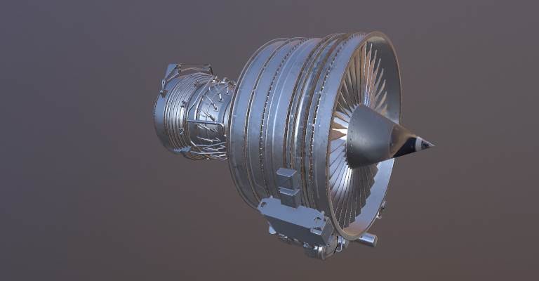 ArtStation - Engine Turbine
