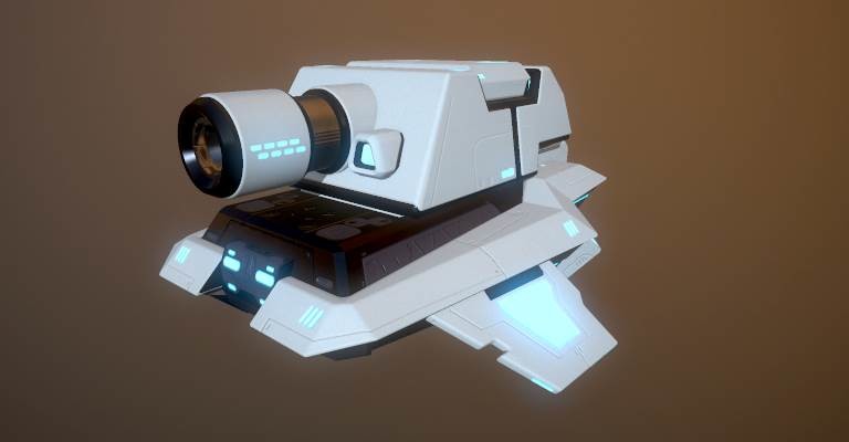 ArtStation - Tank Shot Commandos Hover Tank