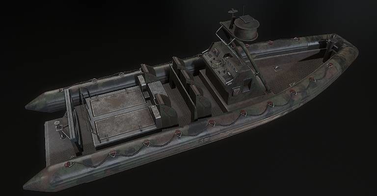 ArtStation - Inflatable Boat
