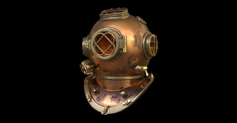 ArtStation - Dive Helmet