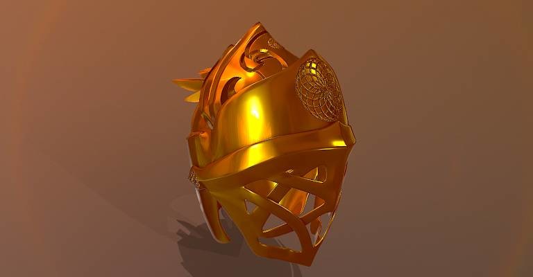 ArtStation - gold_helm