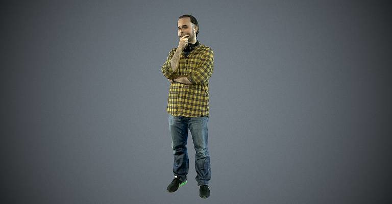 ArtStation - 3d scan man 10