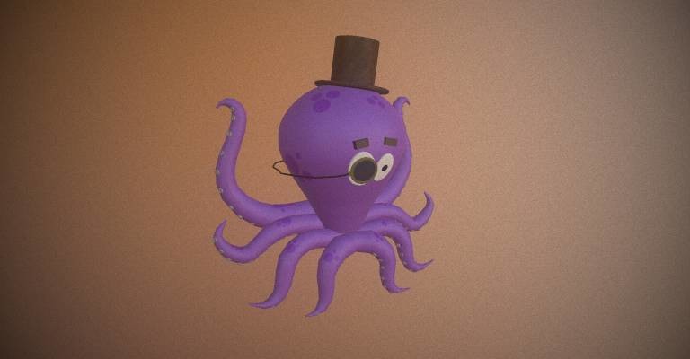 ArtStation - Cartoon Octopus