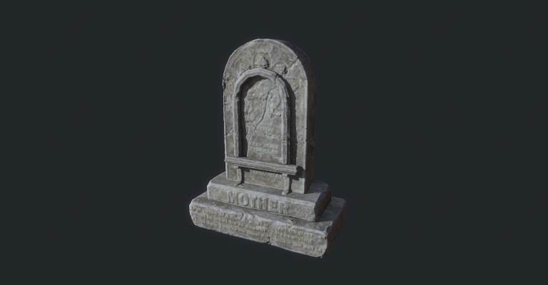 ArtStation - Gravestone modeling
