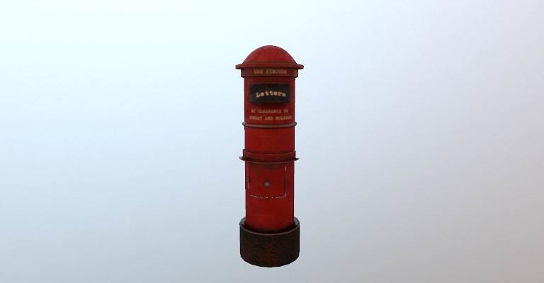 ArtStation - Indian Post Box