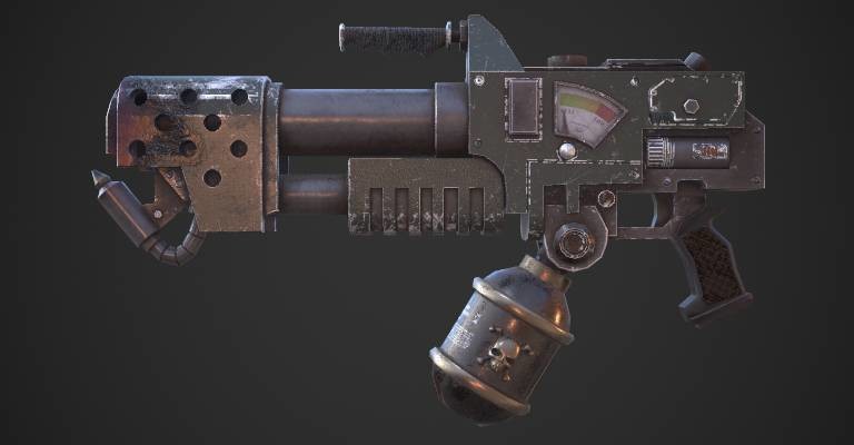 ArtStation - 40k Flamethrower, Martin Le Gal