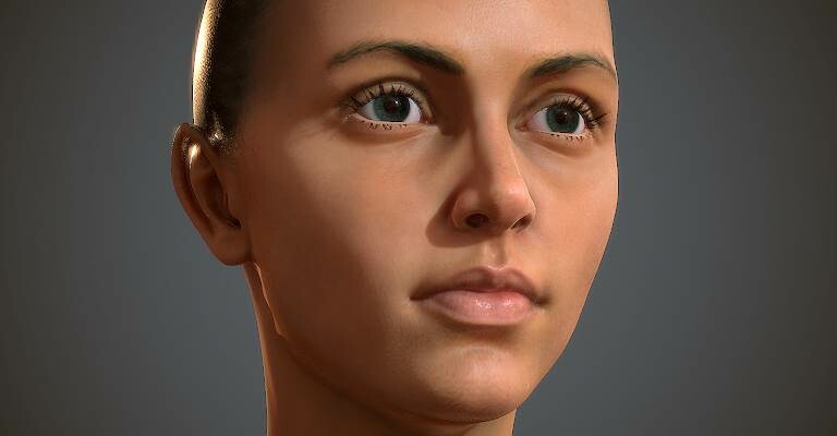 ArtStation - Female Head