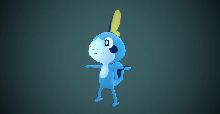 ArtStation - Sobble from Pokémon Sword and Shield, Martin Heine
