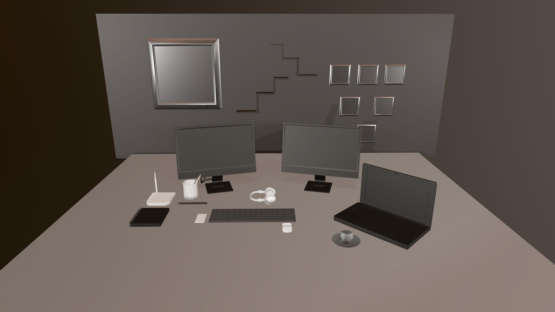 ArtStation - Computer Desk