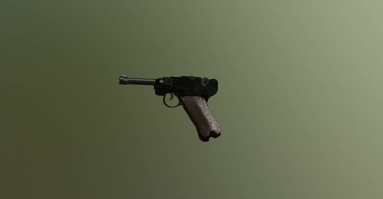 ArtStation - luger pistol