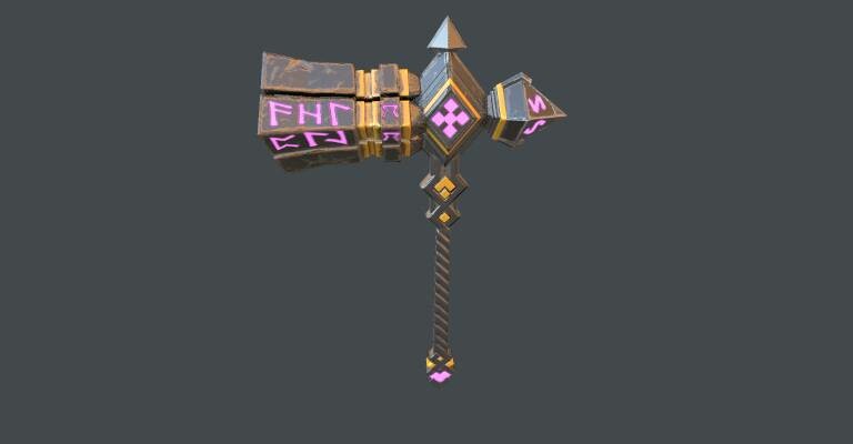 ArtStation - Hammer Breath of Fury