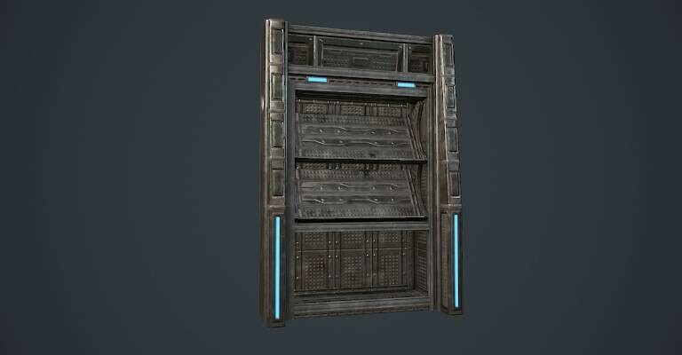 ArtStation - Weapon Rack