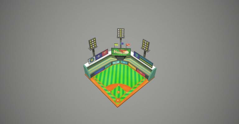 ArtStation - Baseball field