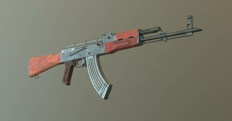ArtStation - AKM Assault Rifle