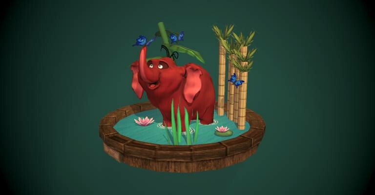 ArtStation - Tantor - Disney's Tarzan