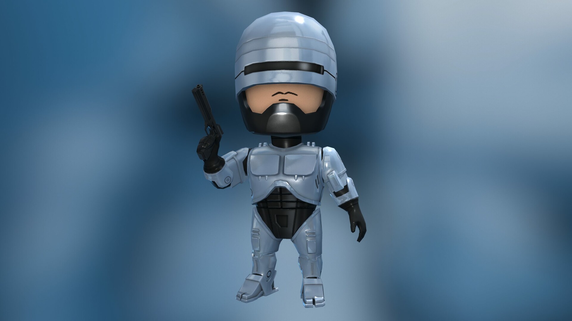 ArtStation - Chibi RoboCop
