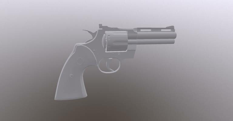 ArtStation - Colt Python Magnum Pistol