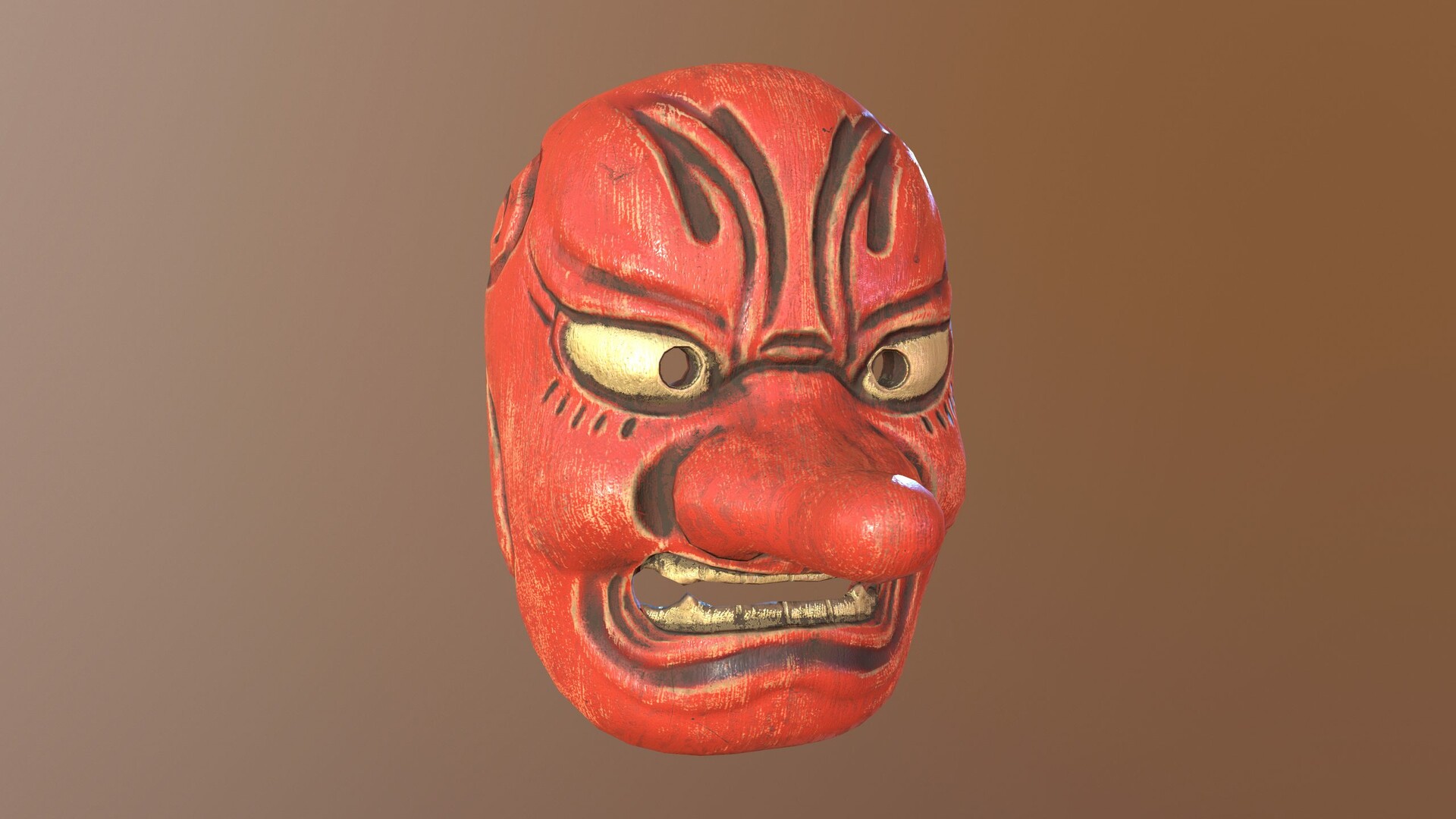 ArtStation - Japanese Tengu Mask